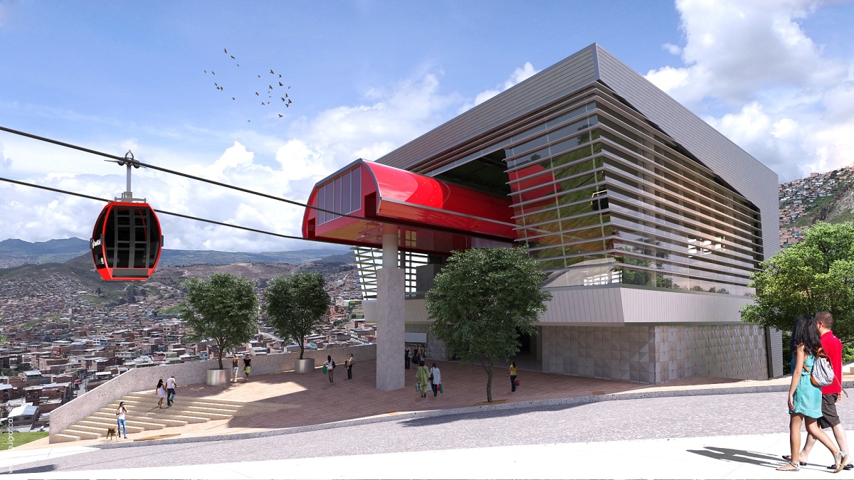 La construcción del TransMiCable inició en Ciudad Bolívar ...